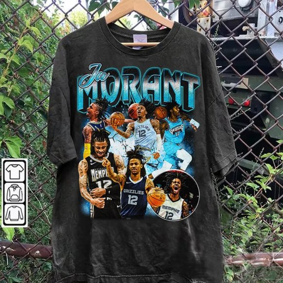 Tops | Vintage Graphic Style Ja Morant 12 Shirt Ja Morant Vintage ...